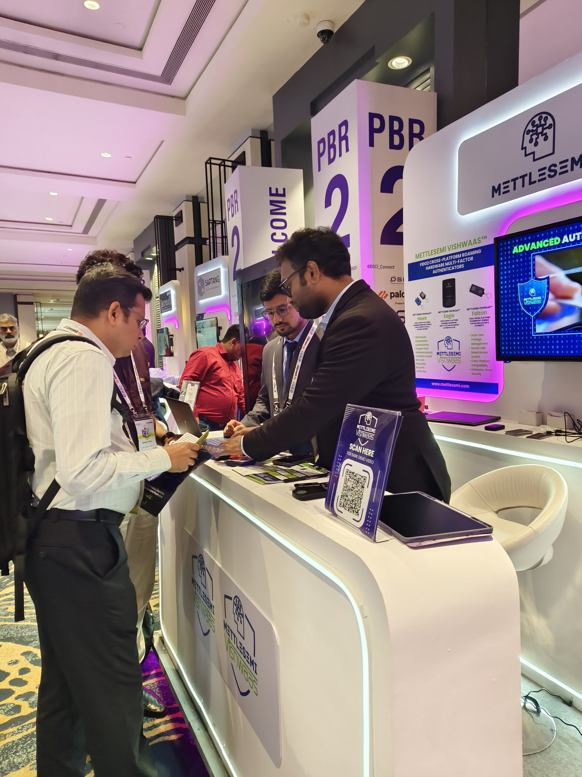 Mettlesemi Vishwaas FIDO2 Authenticators at FINSEC 2025 - Mettlesemi